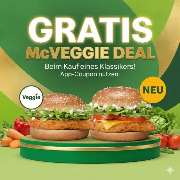 McDonald's: Gratis McVeggie oder McVeggie TS