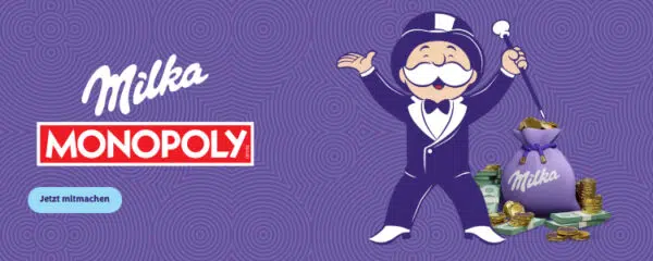 Milka Monopoly: Code eingeben & Sofortgewinn einheimsen